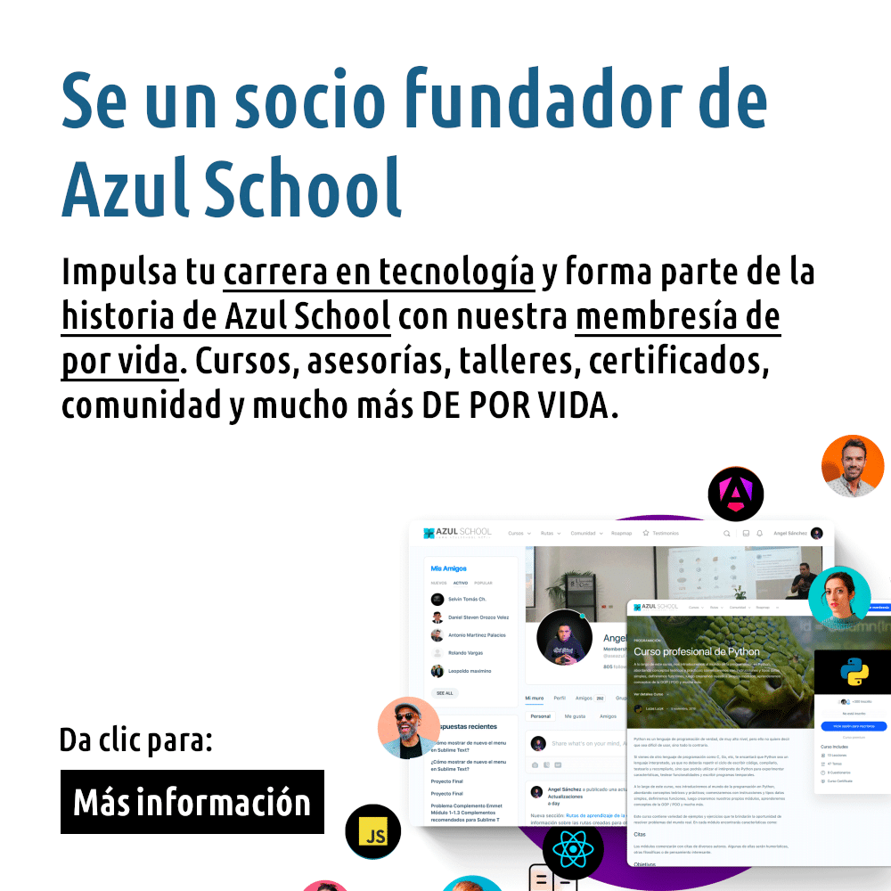 La Mejor Comunidad de Aprendizaje de Tecnología - Azul School